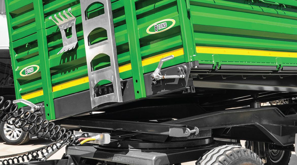 Remorca agricola 2 axe carosabila COTYSO 8T